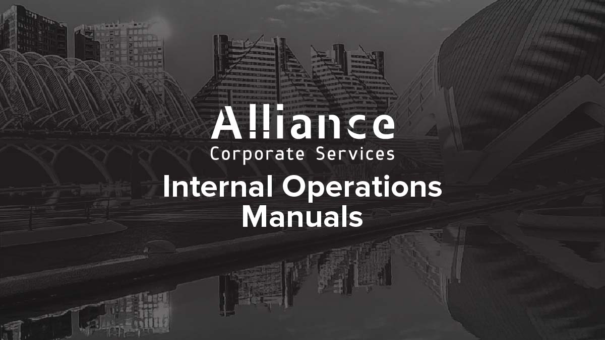 Operations Manual – Alliance Advisers