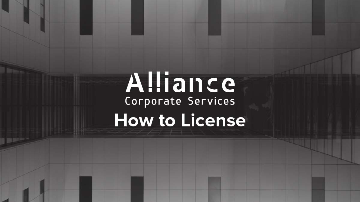 How To License – Alliance Advisers