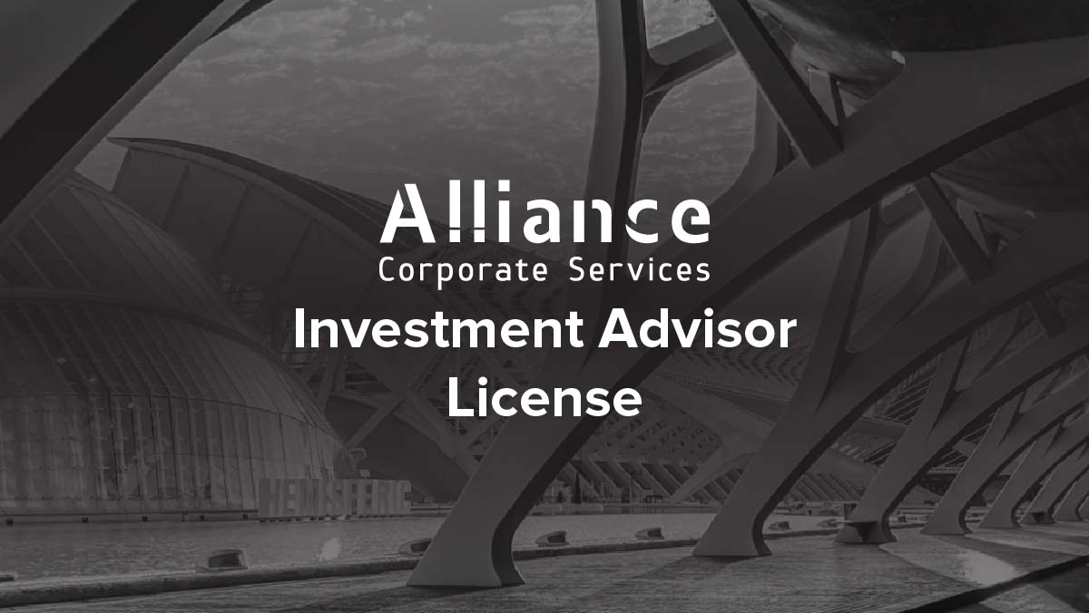 Investment Advisor License – Alliance Advisers